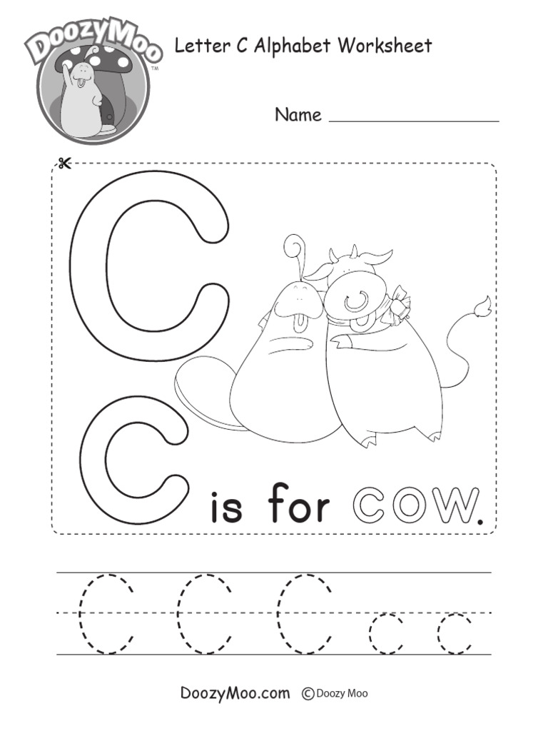 Https Doozymoo - Com PDF Alphabet-Book Letter-c-Alphabet-Activity ...