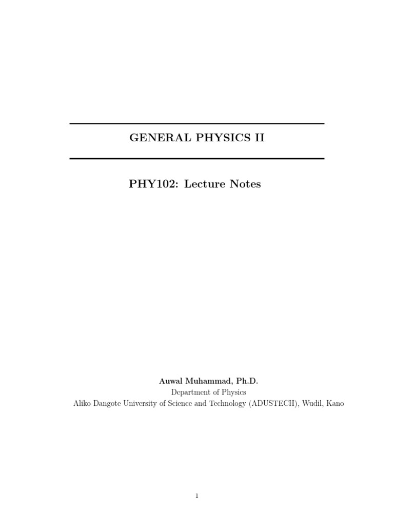 Electrostatics and Electric Fields in Physics | PDF | Electric Charge ...