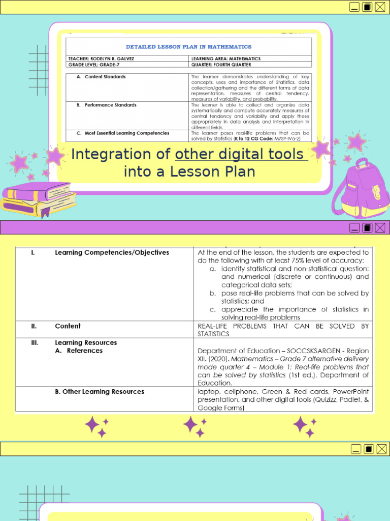 Detailed LP in Math-Other Digital Tools-Final | PDF | Statistics | Pandemic