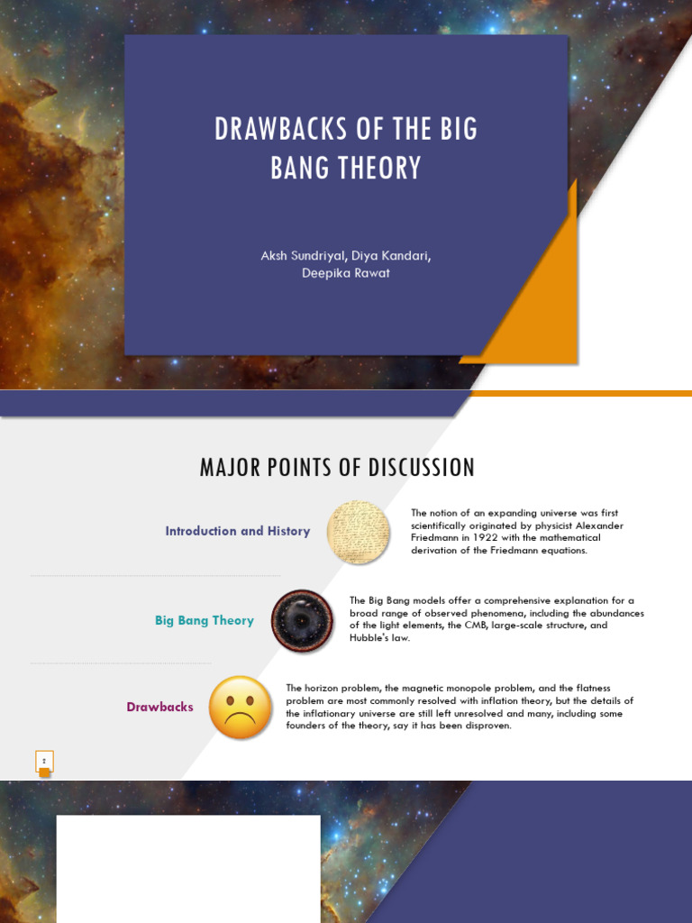Drawbacks of the Big Bang Theory | PDF | Big Bang | Universe