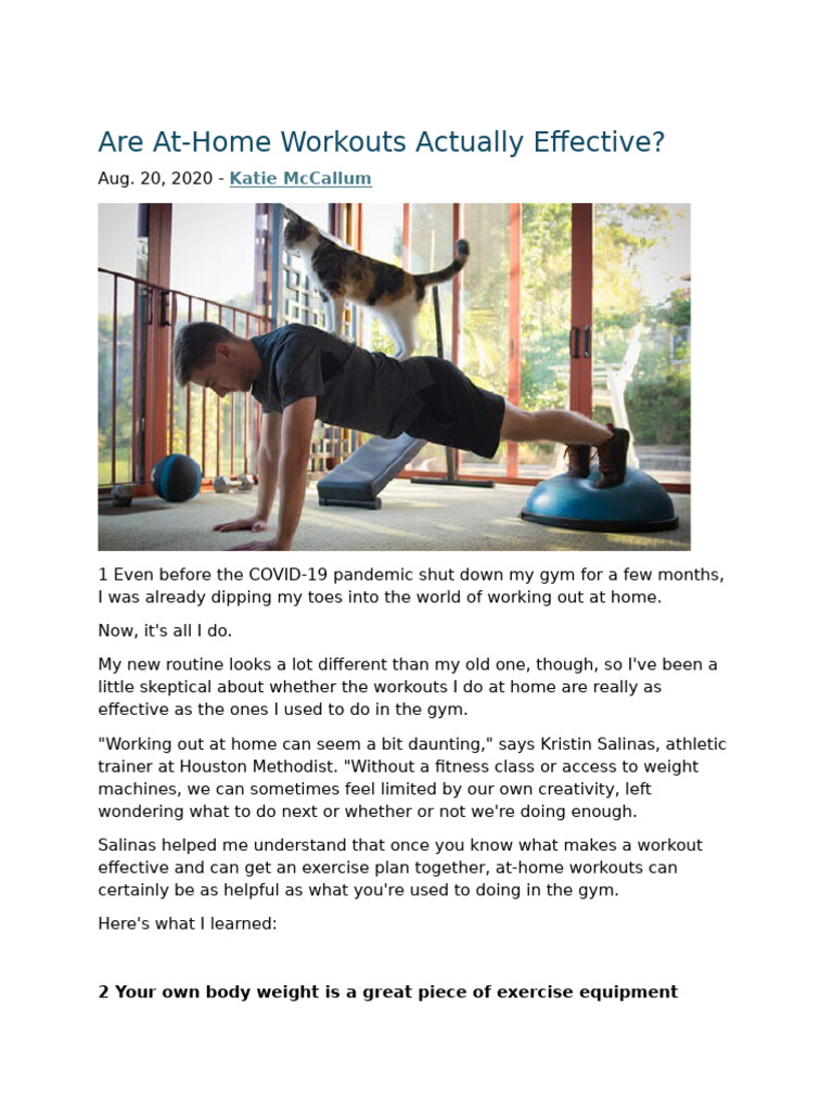 Workout reading history 101 | PDF | Strength Training | Physical Fitness