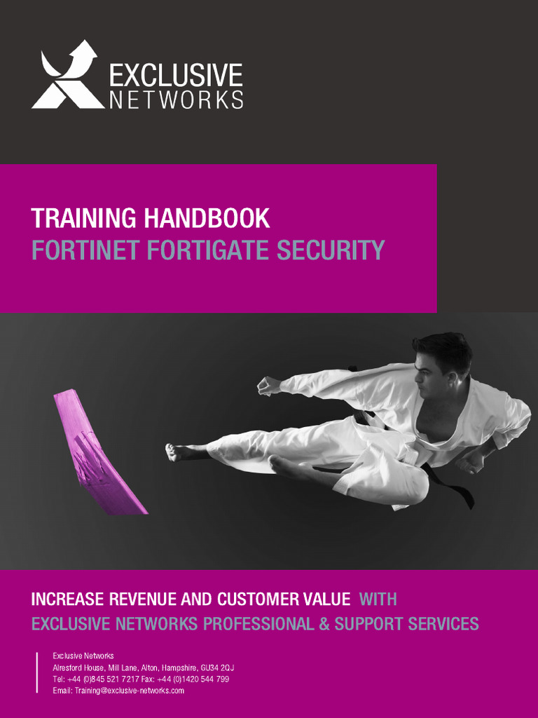 Training Handbook Fortinet FortiGate Security | PDF | Firewall ...