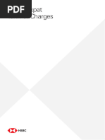 HSBC Fees and Charges Overview | PDF | Cheque | Fee