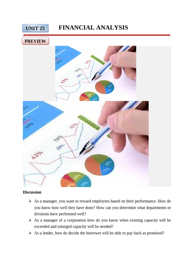 Unit 25 Financial Analysis + U26 Auditing | PDF | Audit | Equity (Finance)