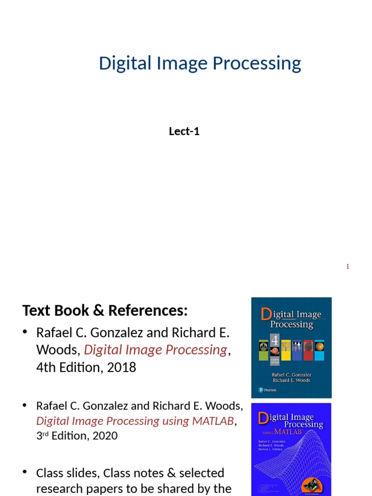 Lect-01 Pre Fundamentals | PDF | Pixel | Image Resolution