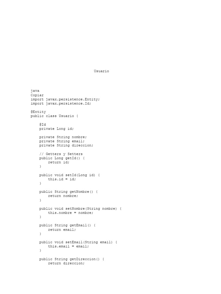 En Spring Boot Usi de Patch | PDF | Java (lenguaje de programación) | Desarrollo de software