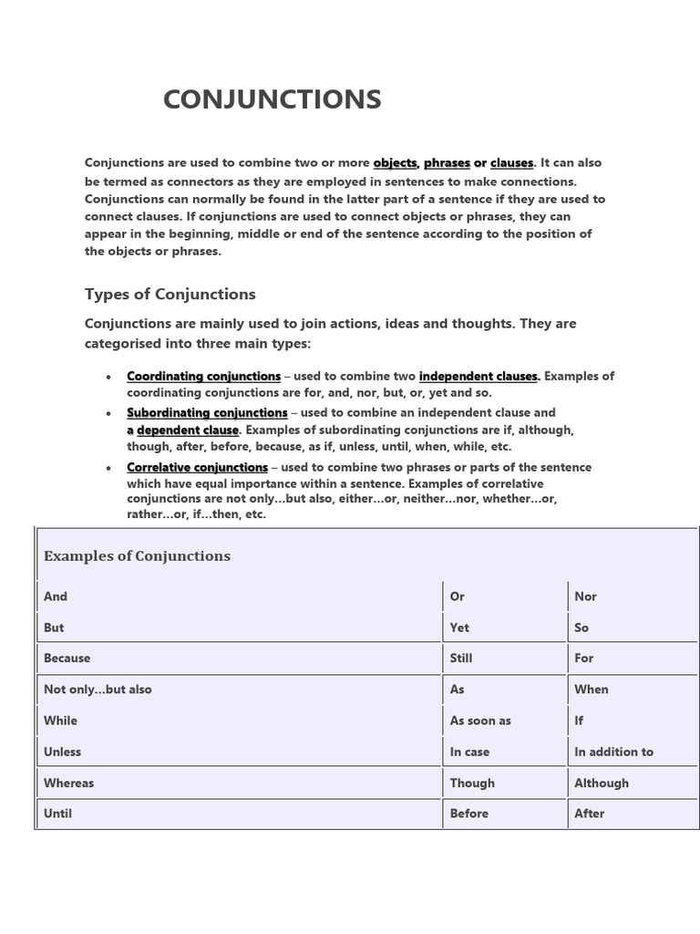 GRAMMAR-3 CONJUNCTIONS_230716_121638 | PDF | Comma | Semantics