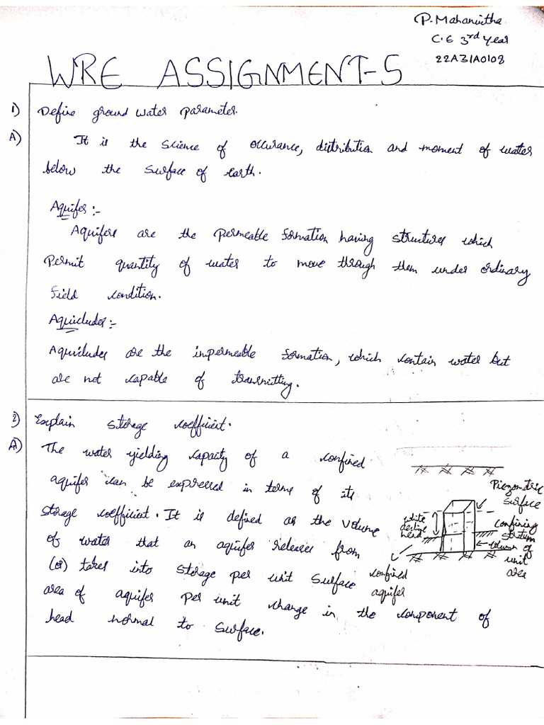 WRE Assignment 5 | PDF