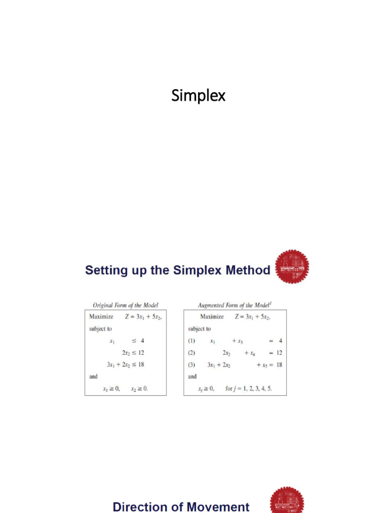 IPE 479 - Simplex & Duality | PDF