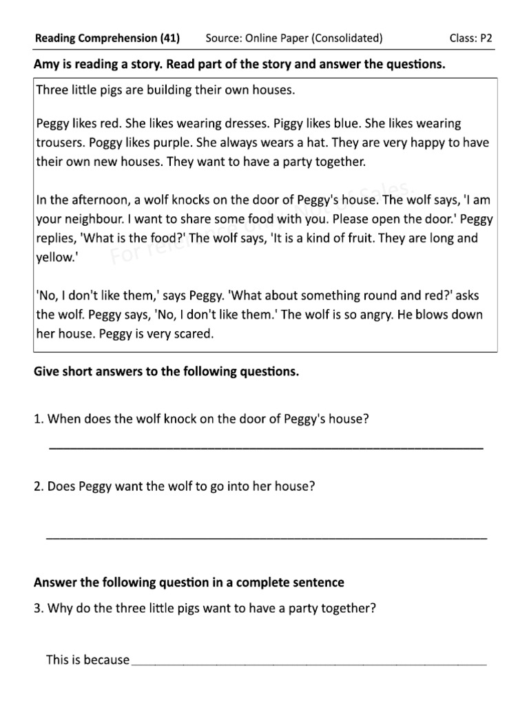 41-48 P2 Reading Comprehension | PDF