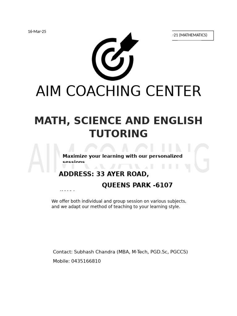 Class21_Math_19thMarch | PDF | Percentage | Odds