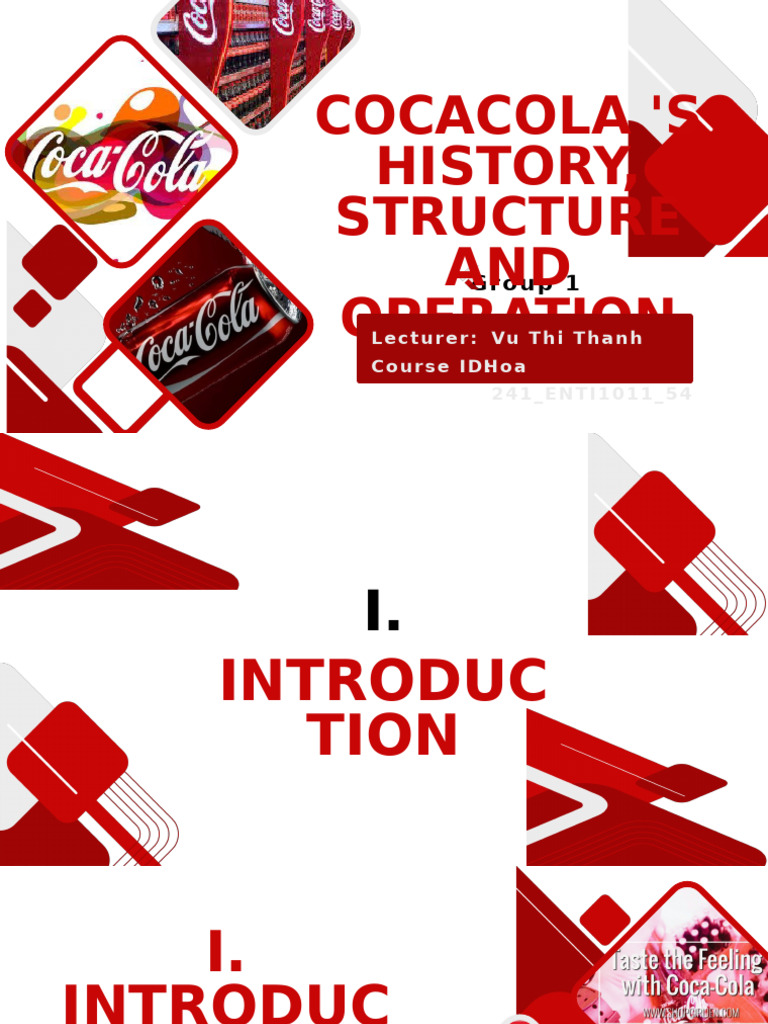 Cocacola 'S History, Structure and Operation | PDF | Coca Cola | The ...