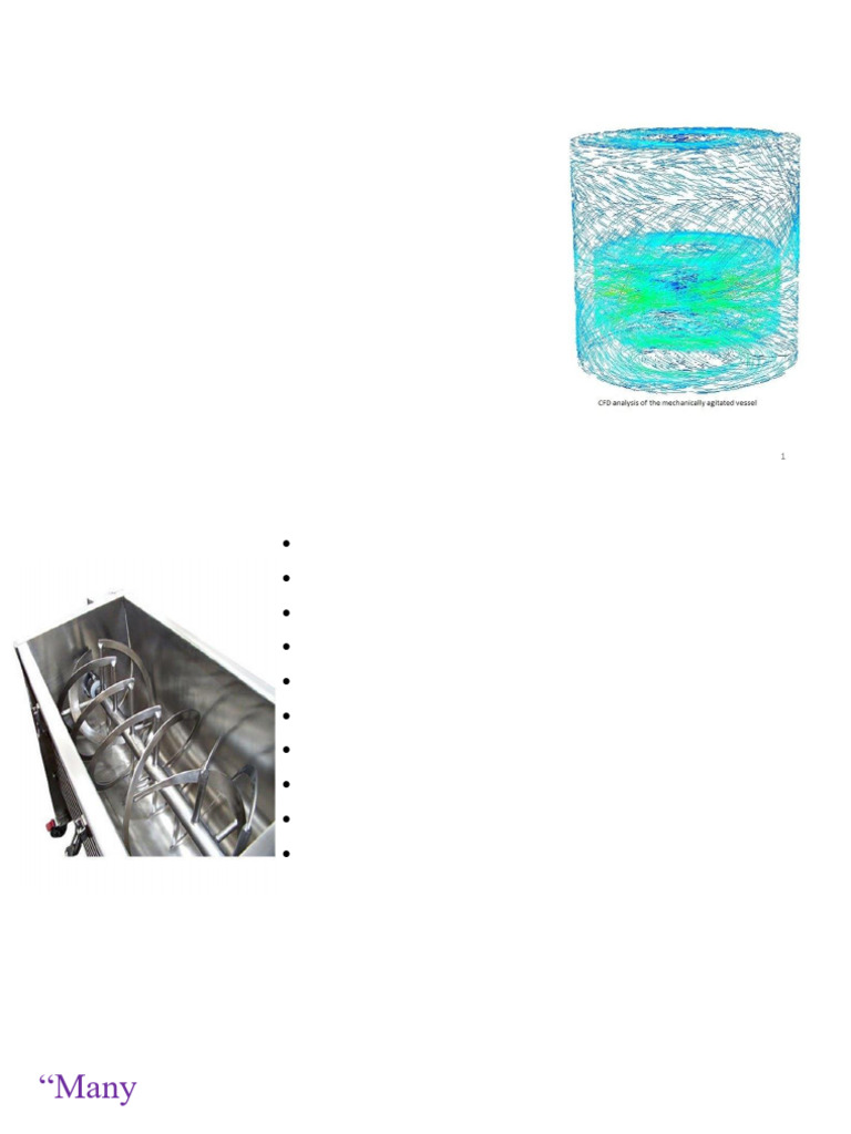 Unit 4 Mixing & Agitation | PDF | Mixture | Liquids