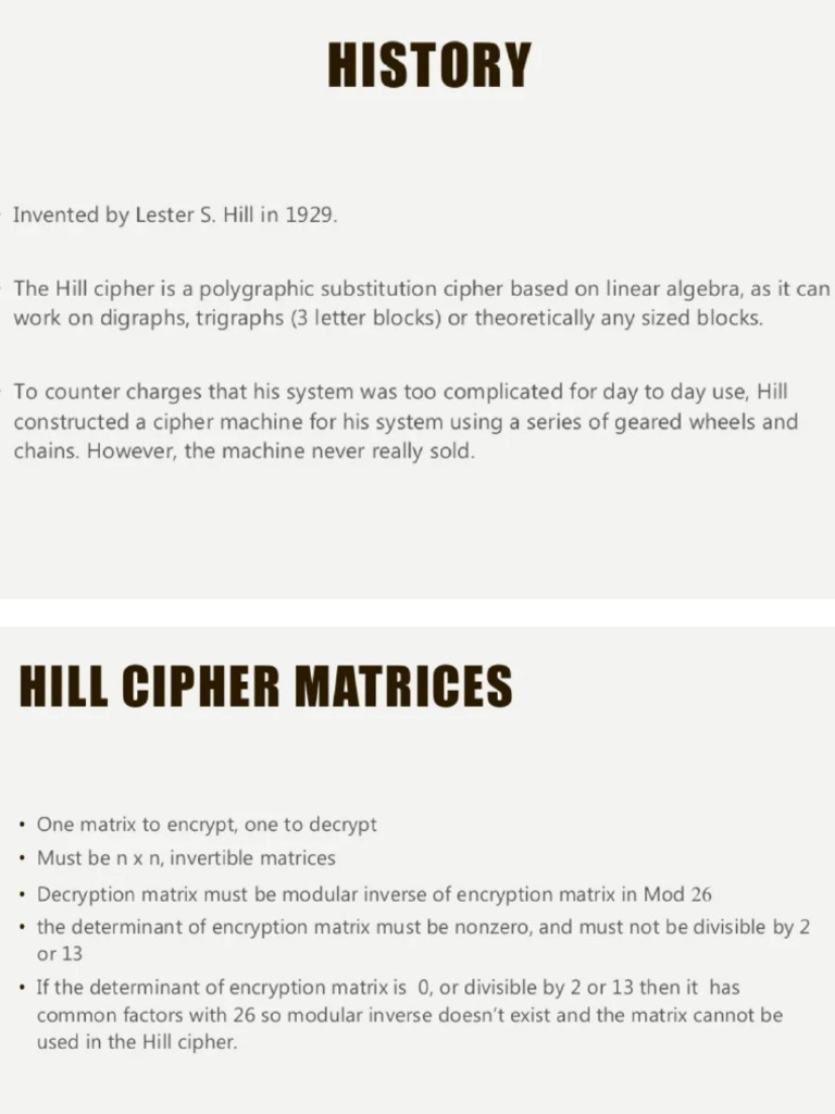 Study 5 Hill Cipher | PDF