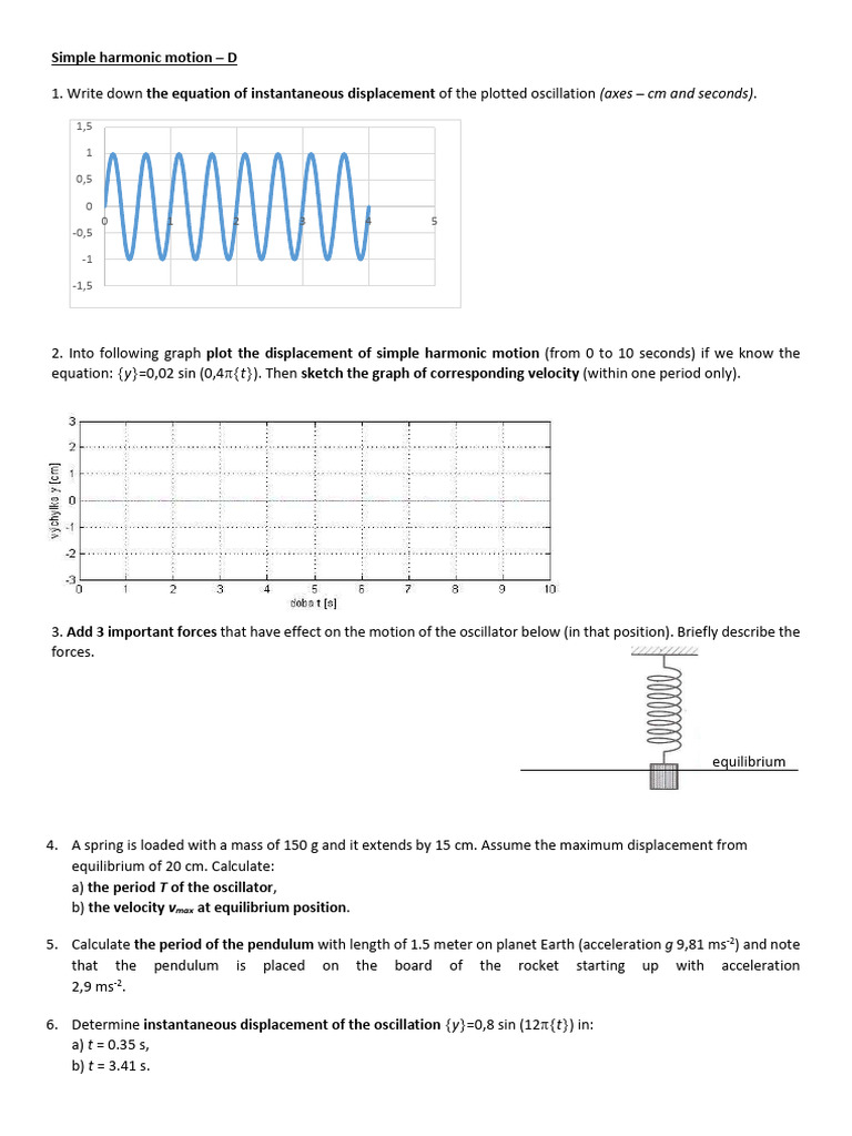 SHM - Ukázkový Test | PDF