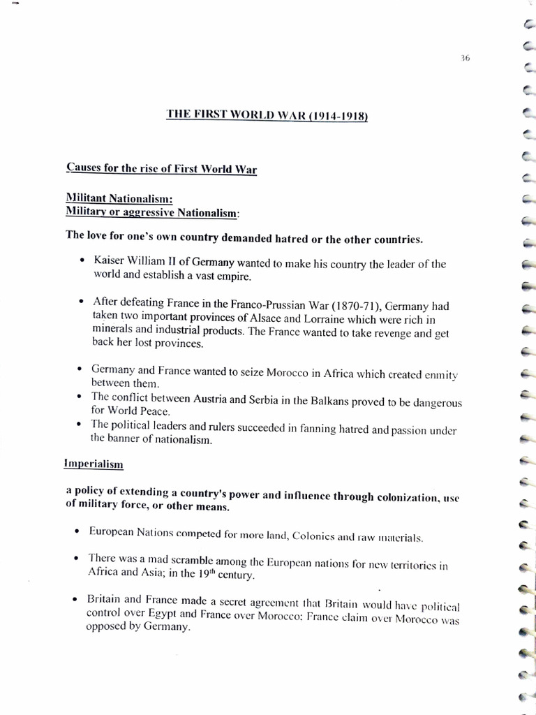 5.the First World War | PDF | German Empire | French Third Republic