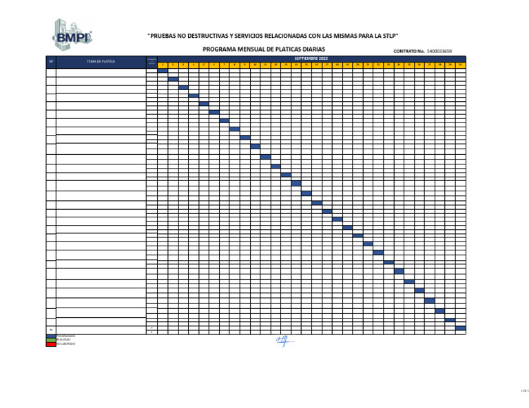 Programa de Platicas SEP 22 | PDF | México