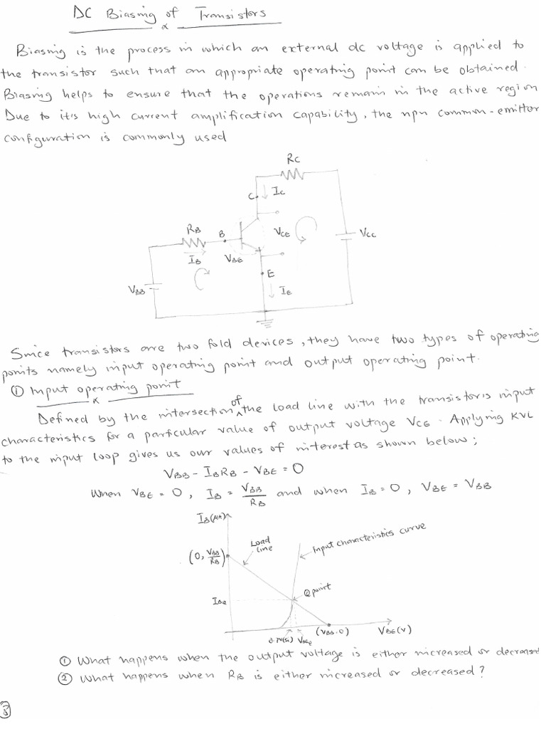 2 - DC Biasing of Transistors | PDF