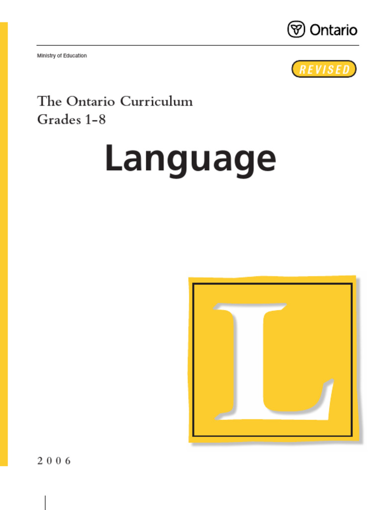 Ontario Program | PDF | Reading Comprehension | Literacy