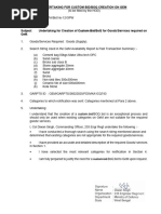 Undertaking Custom Bid BoQ | PDF