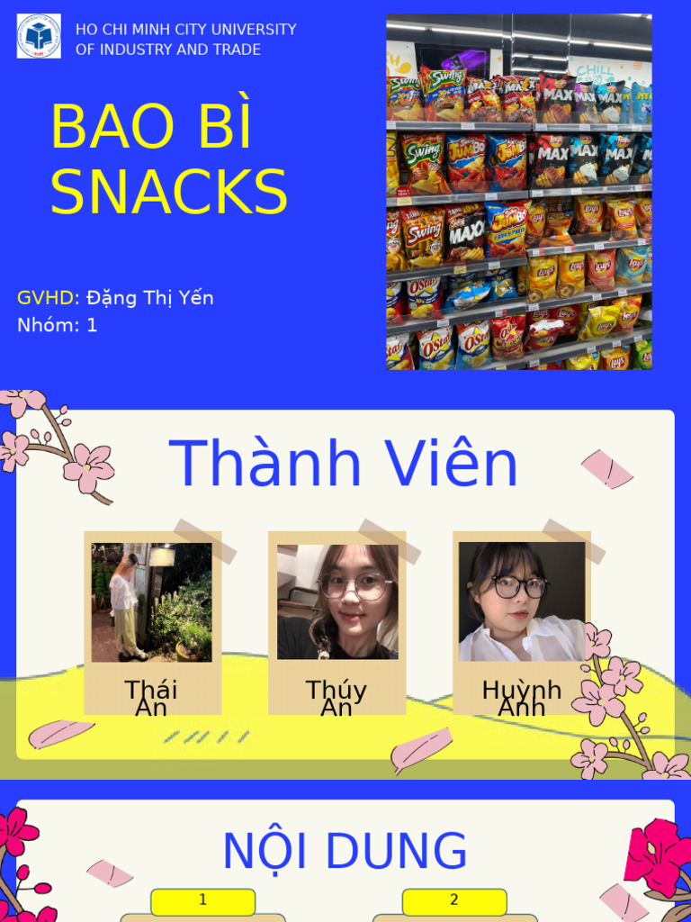Nhom 1, 12TPTD, Bao Bi Snack | PDF