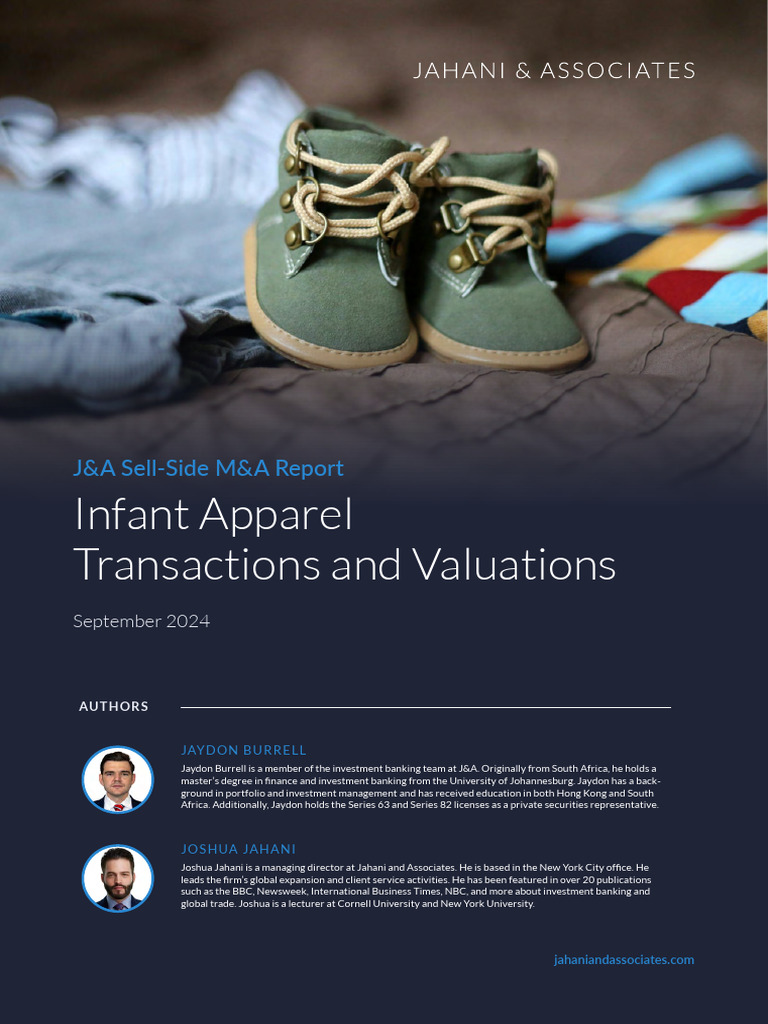 JA Sell Side MA Report - Infant Apparel Transactions and Valuations ...