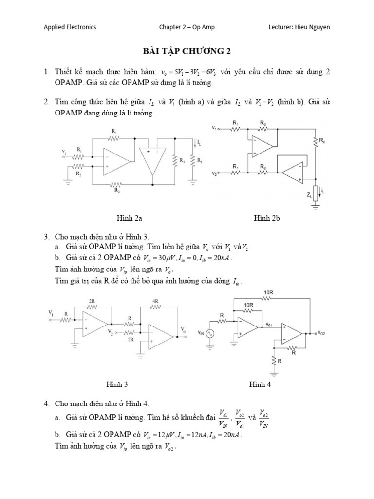 Exercise Chapter 2 | PDF