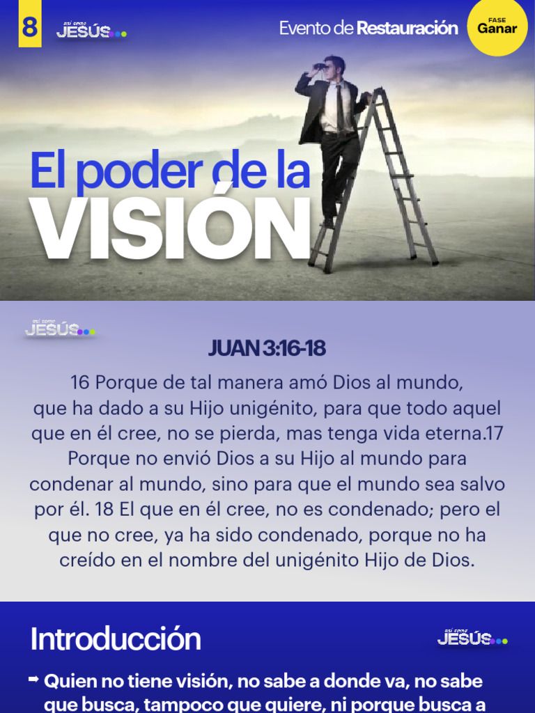 EDR 8. El Poder de La Visión | PDF | Dios | Creencia y doctrina cristiana