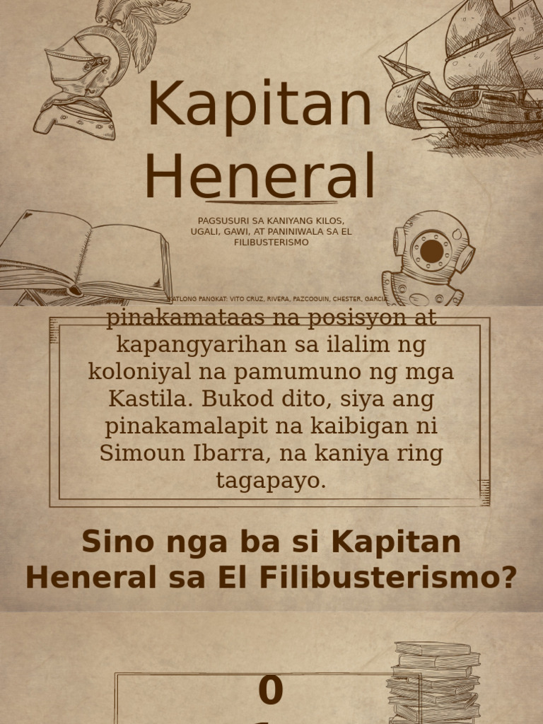 GROUP 3 - Kapitan Heneral | PDF