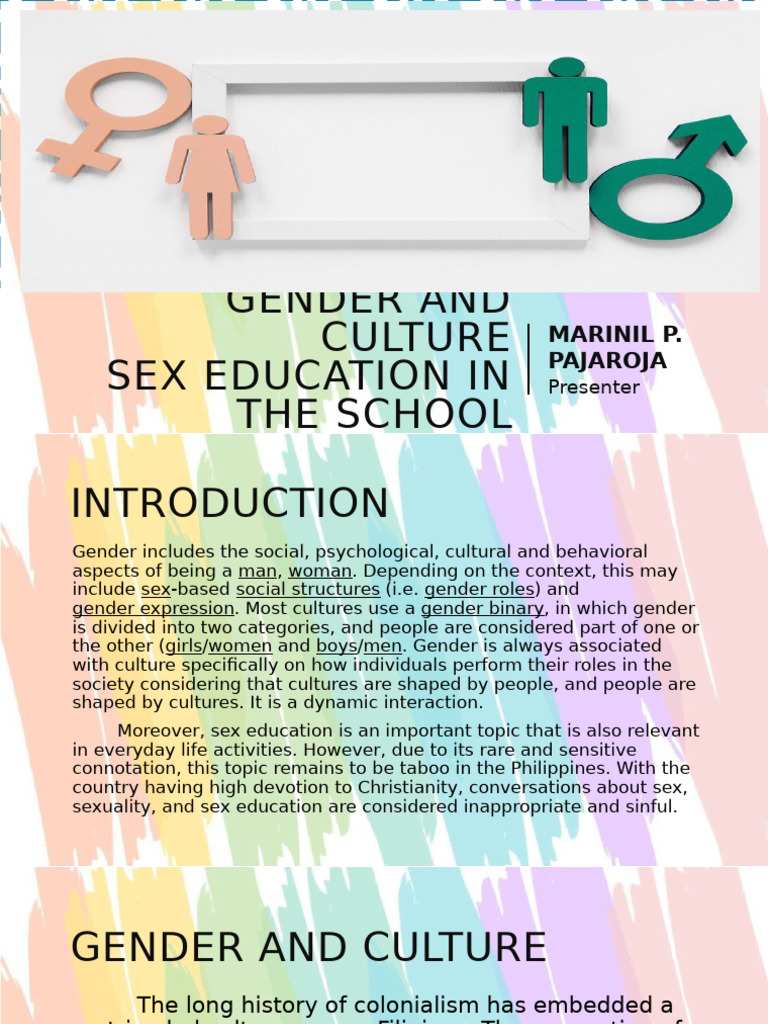 Sex Education Challenges in the Philippines | PDF | Gender | Gender Studies