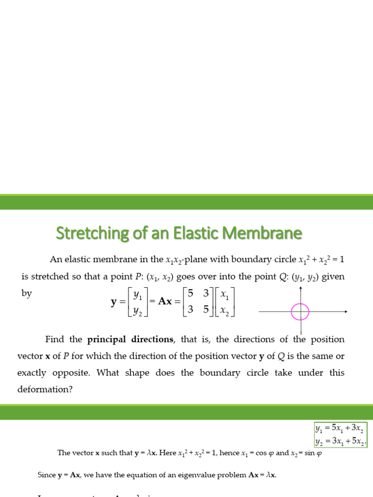 Elastic Membrane Eigenvalue Analysis | PDF | Eigenvalues And ...