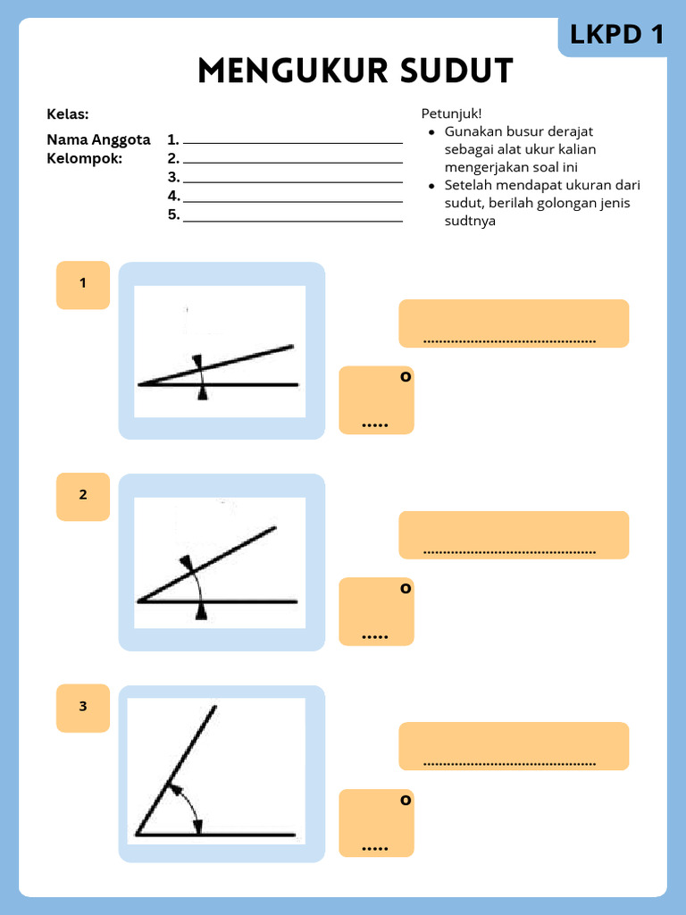 LKPD Sudut | PDF