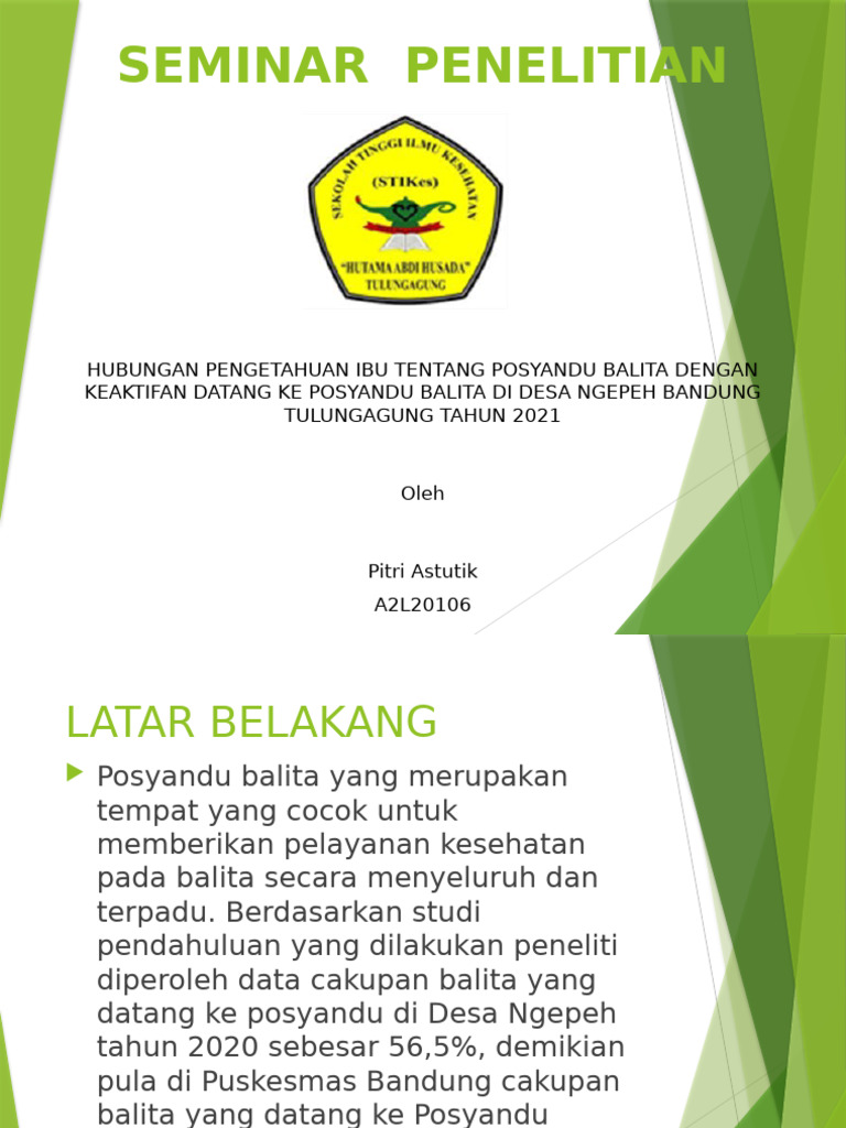 Powerpoint Seminar Skripsi | PDF