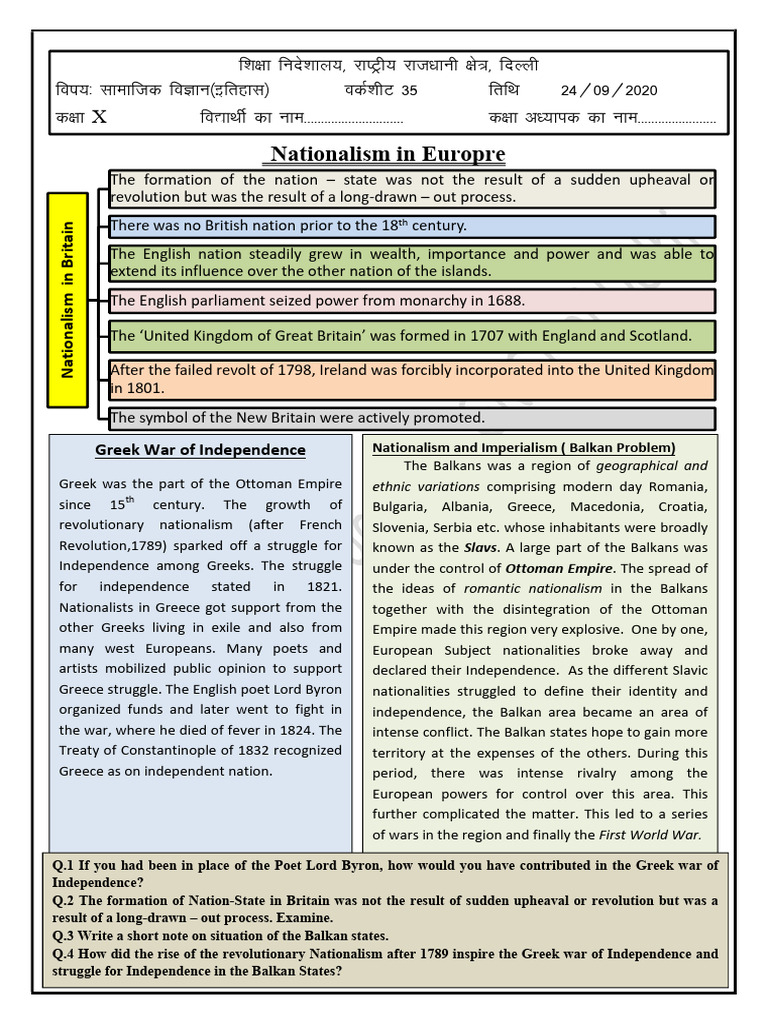 Balkan Nationalism and WWI Origins | PDF | Balkans | Nationalism