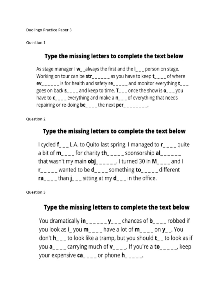 1634801135Rituparna-Written-Duolingo Practice Paper 3 | PDF