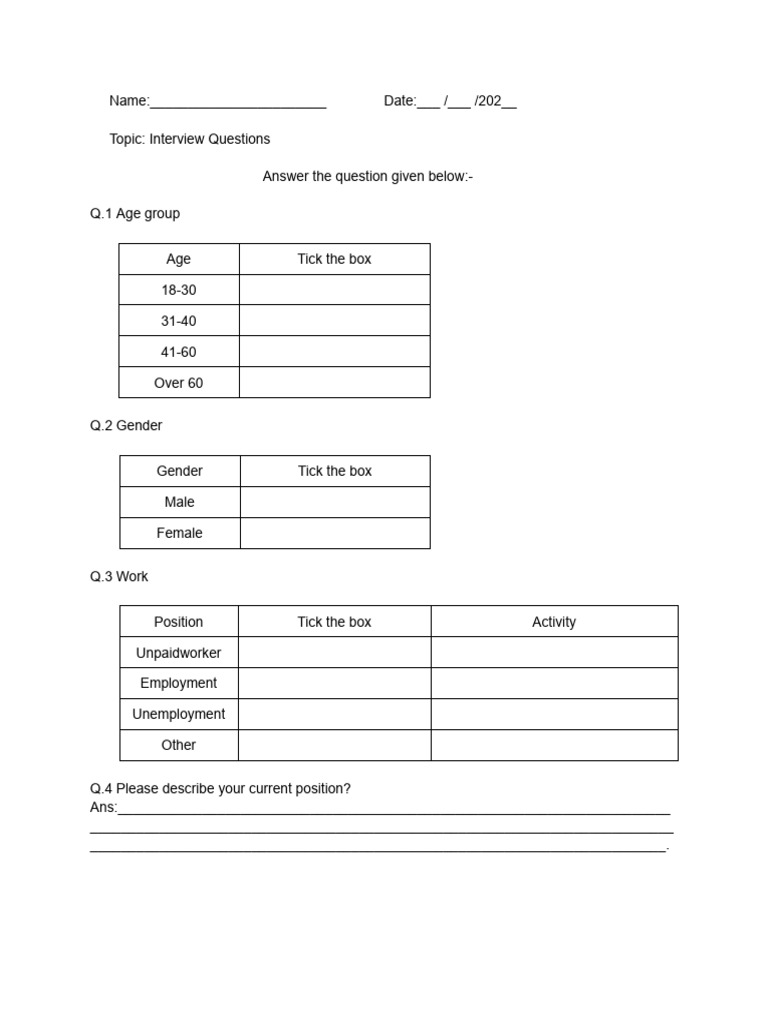 Interview Questions - Google Docs2 | PDF