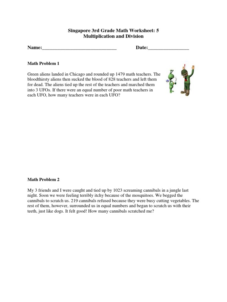 Homeschooling-Paradise Math Problems | PDF | Nature
