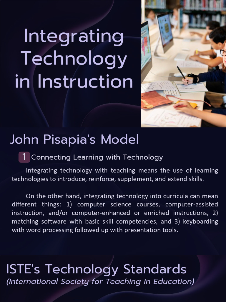 Integrating Technology in Education | PDF | Communication | Education ...
