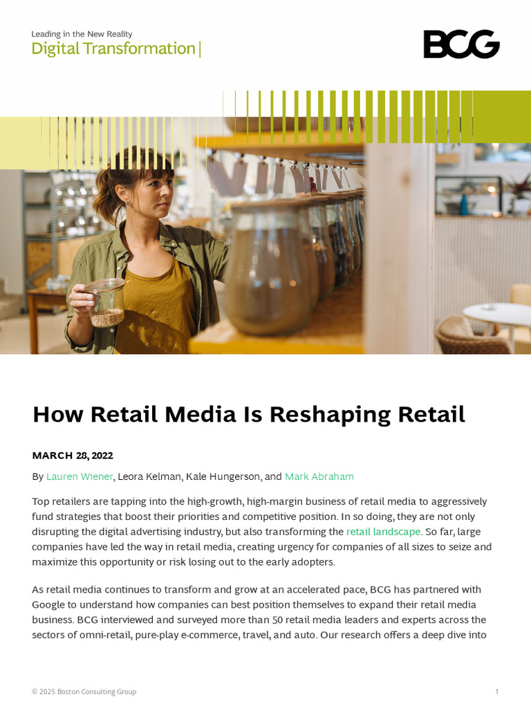 Retail Media Growth and Strategy 2025 | PDF | Marketing | Advertising