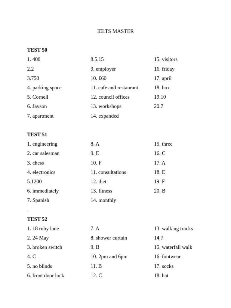 Ielts Master | PDF