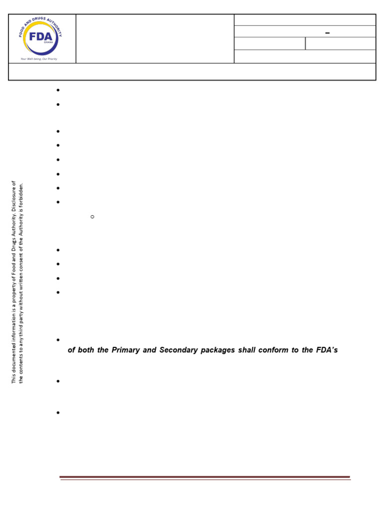 General Labelling Requirements | PDF | Food And Drug Administration