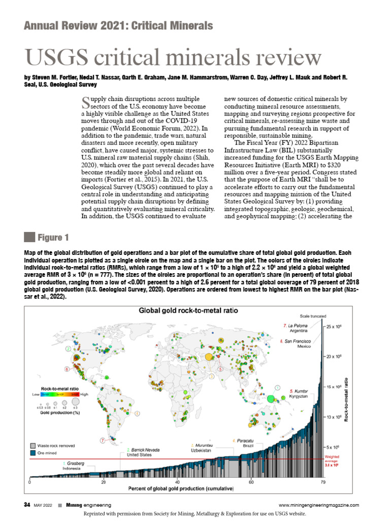 usgs-critical-minerals-review-2021 | PDF | Germanium | Graphite