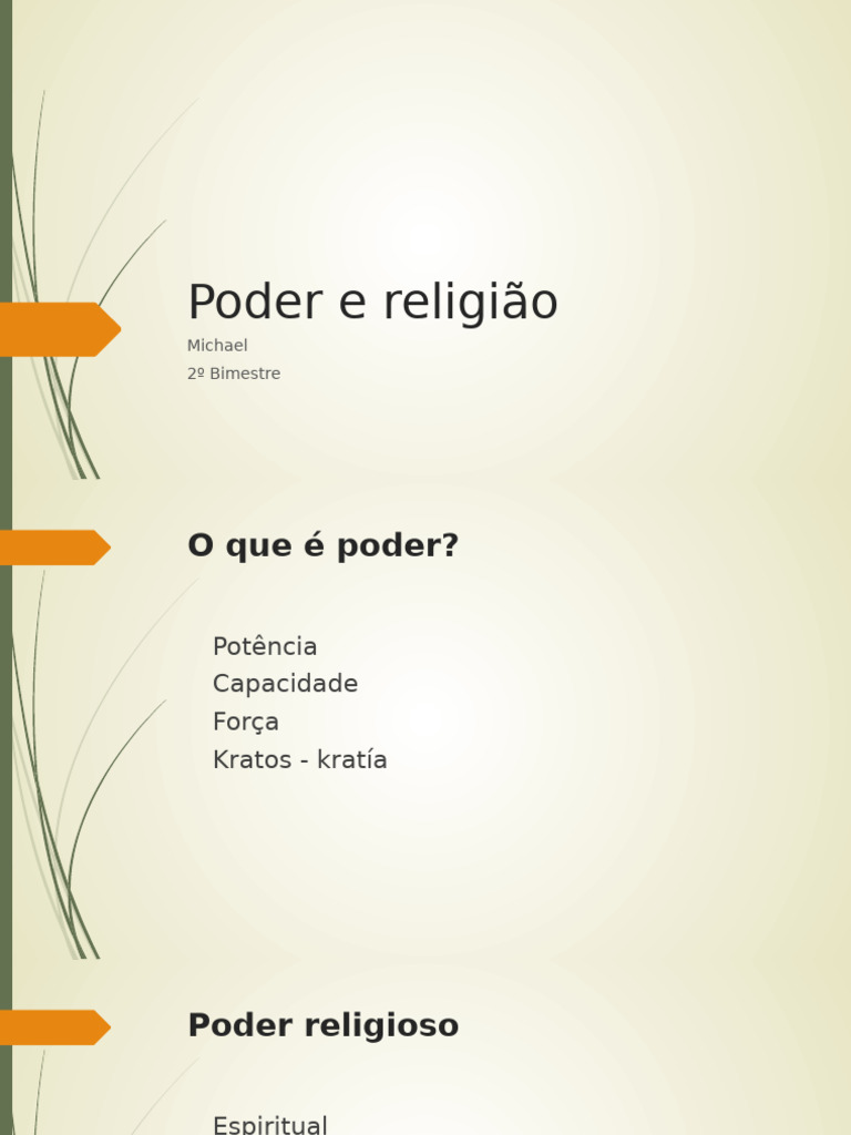 Poder e Religiao | PDF