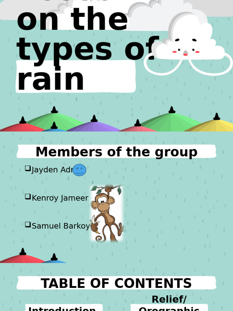 Geo Assignment 1 - Rain | PDF