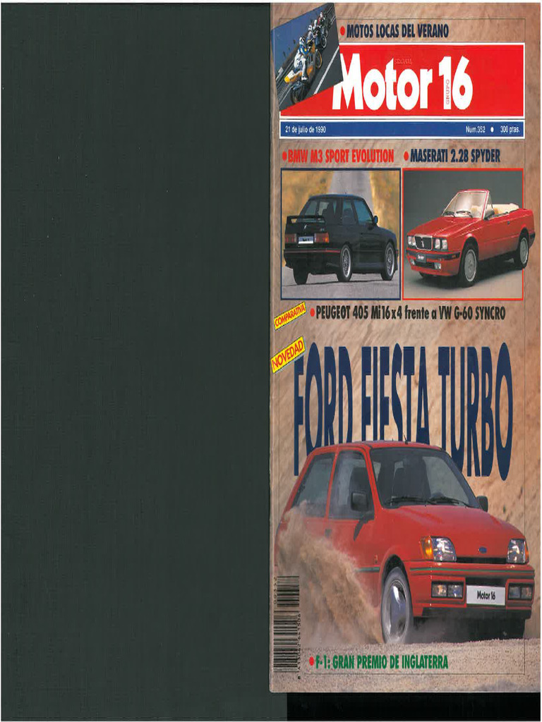 Revista Motor 16 21-7-1990 | PDF