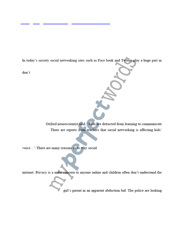 High School Persuasive Essay Example PDF | PDF | Cyberbullying | Bullying