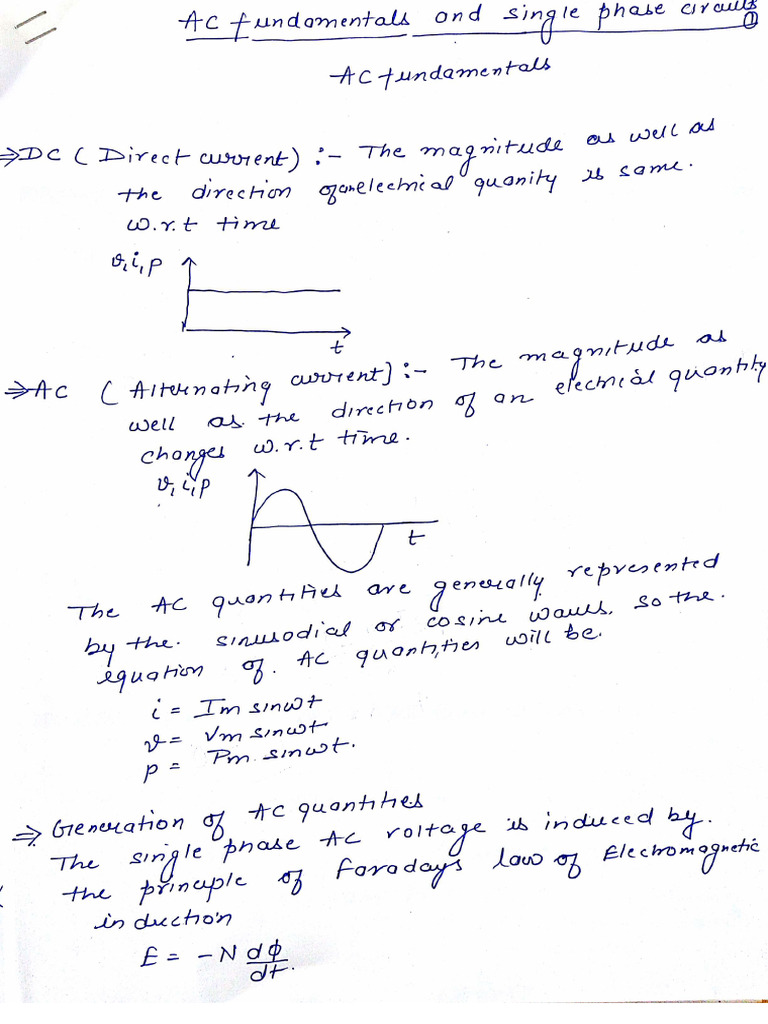 single phase ckt | PDF