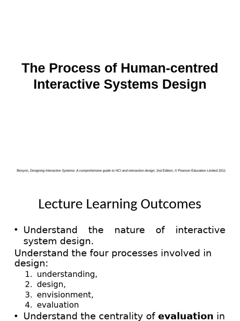 Chapter 3 Design Process - Full | PDF | Human–Computer Interaction | System