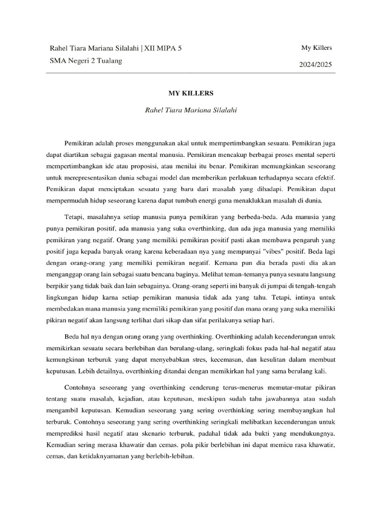 Rahel Tiara Mariana Silalahi (1) | PDF