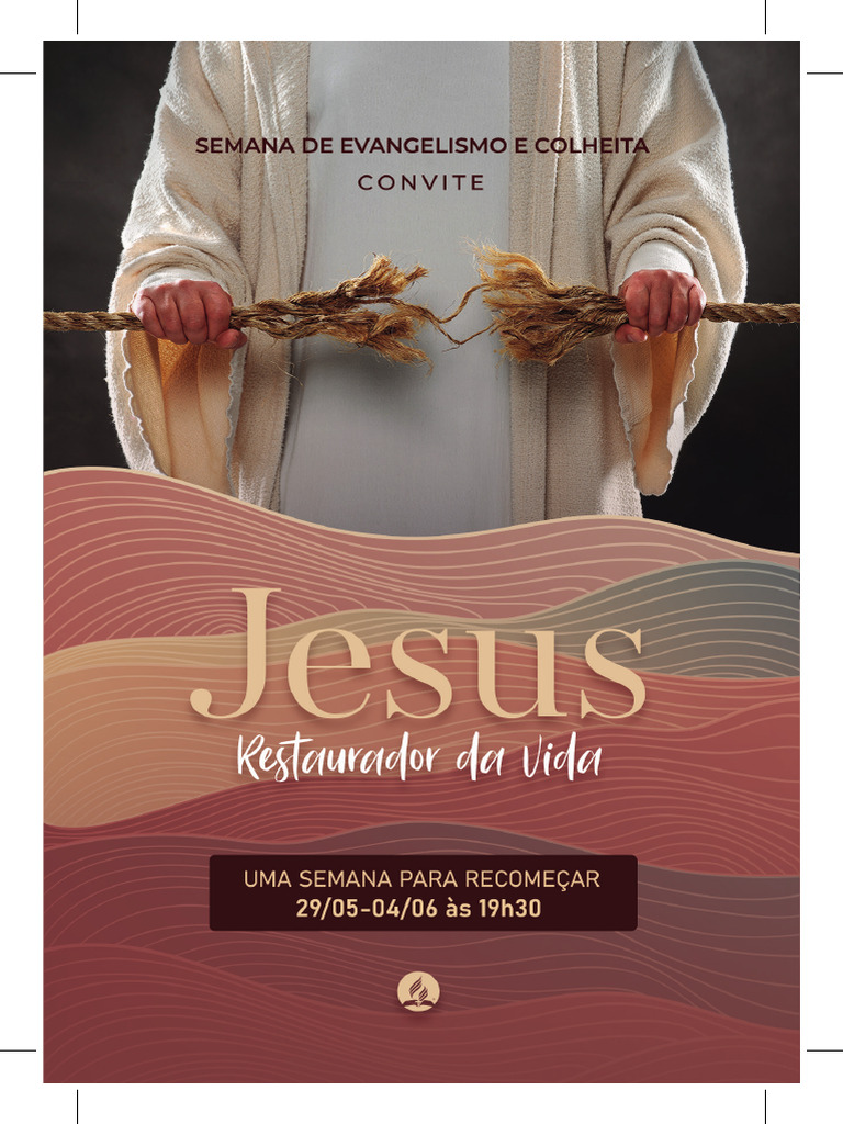 2022 - Convite - Com Data e Hora - Com Linha de Corte - SEF - Jesus Restaurador Da Vida - PT | PDF